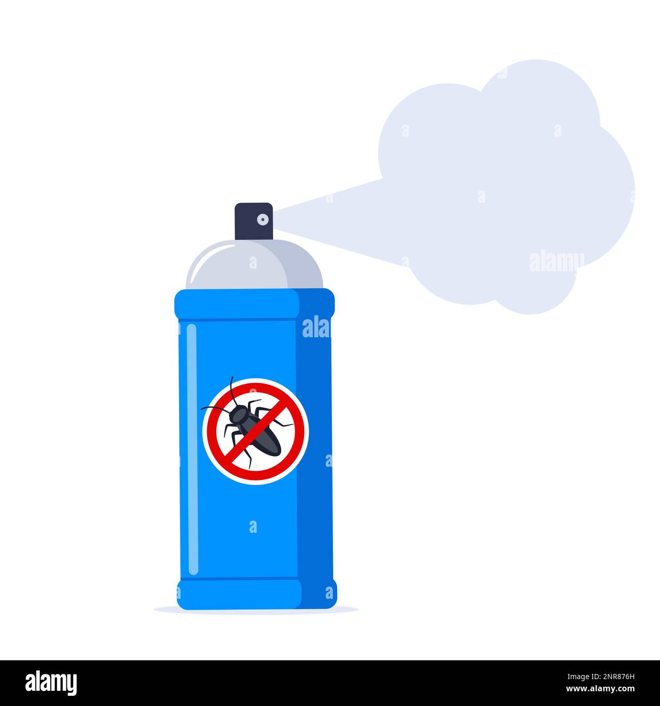 Repellent spray in the blue bottle. Protection from the cockroach and ...