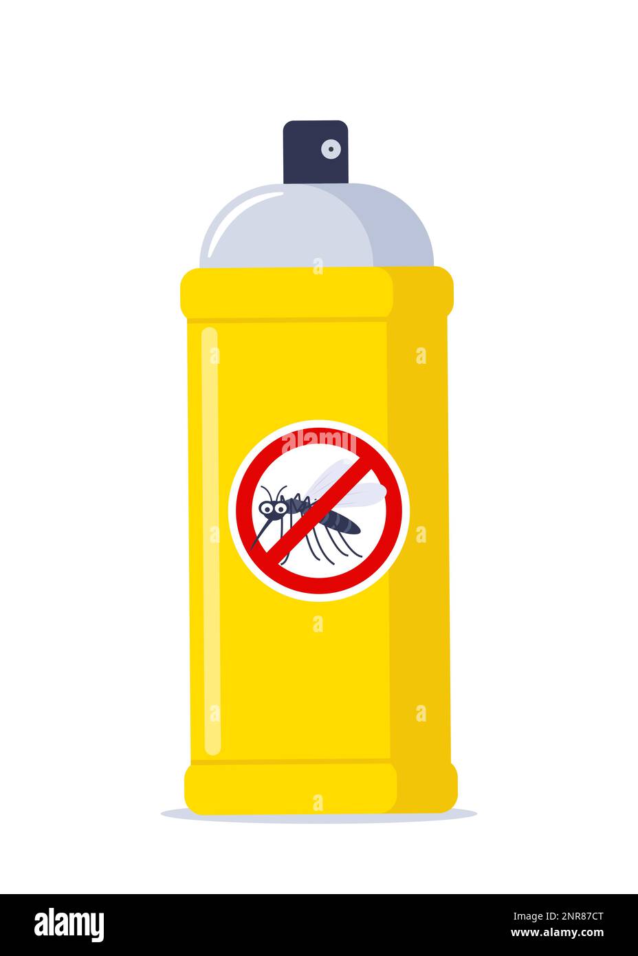 Repellent spray in the yellow bottle. Protection from the mosquito and ...