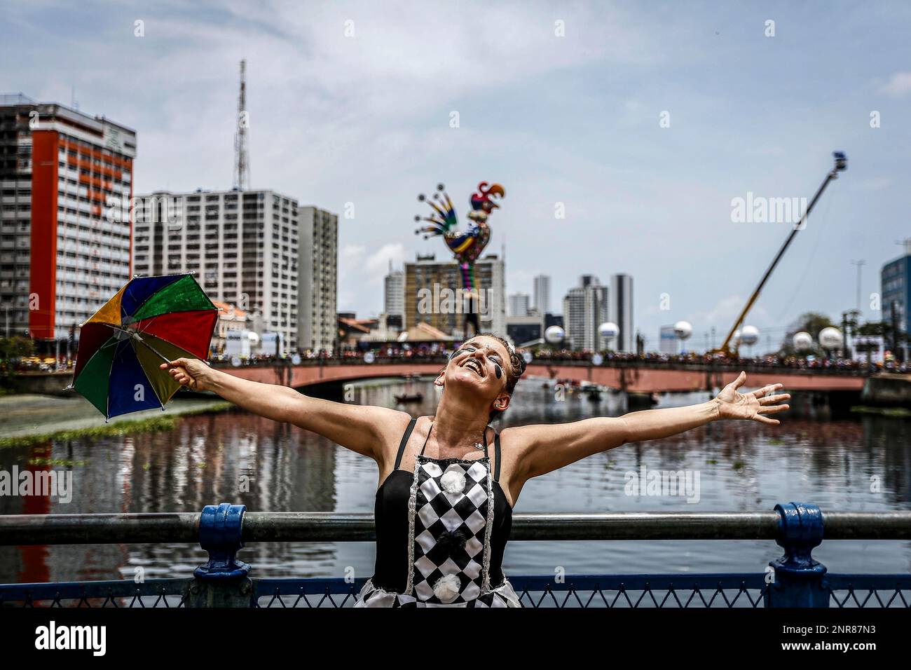PE - Recife - 02/22/2020 - Bloco Galo da Madrugada 2020 - Foliage and a ...