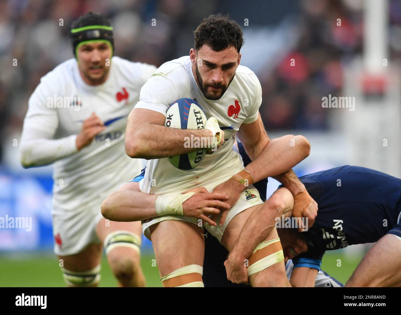 Paris, France. 26th Feb, 2023. Charles Olivon in action during the Six ...