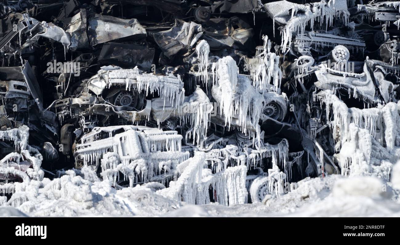 The massive fire at Northern Metal recycling in Becker, Minnesota, that ...