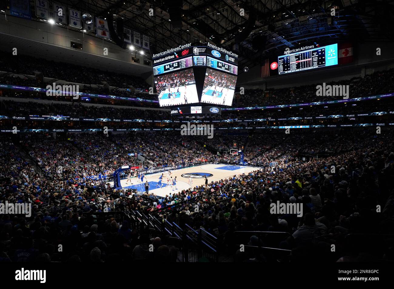 American Airlines Center is seen in a general stadium view during an ...