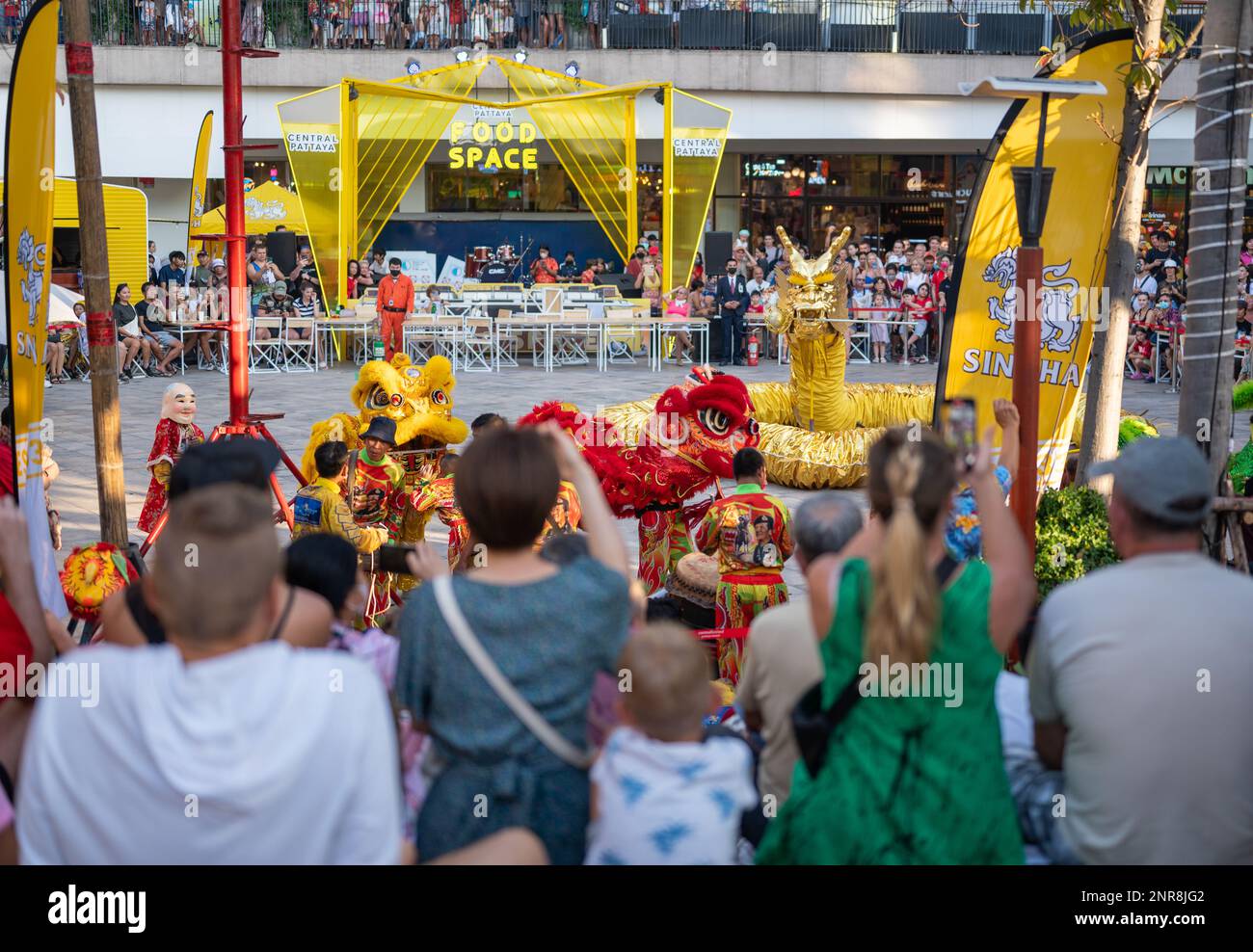 Pattaya, Thailand - February 01, 2023: Celebration of Chinese New Year ...