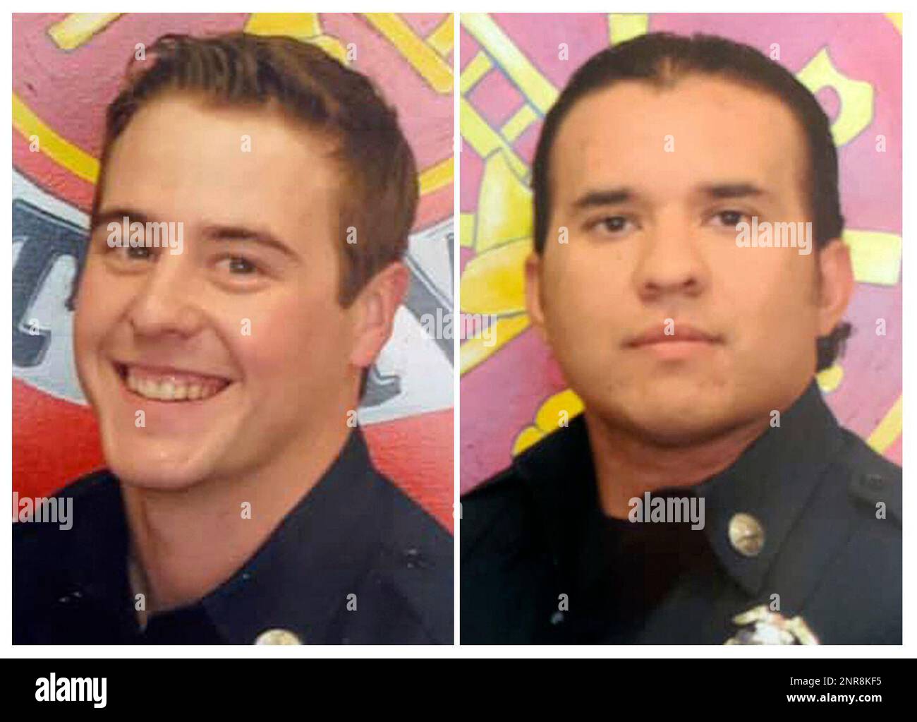 These undated photos provided by the Porterville, Calif., Fire ...