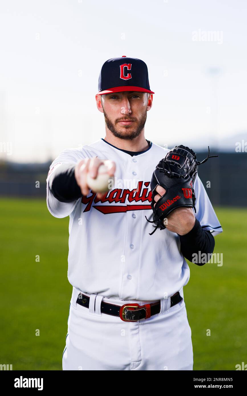 GOODYEAR, AZ - FEBRUARY 23: Pitcher Trevor Stephan (37) poses for a ...