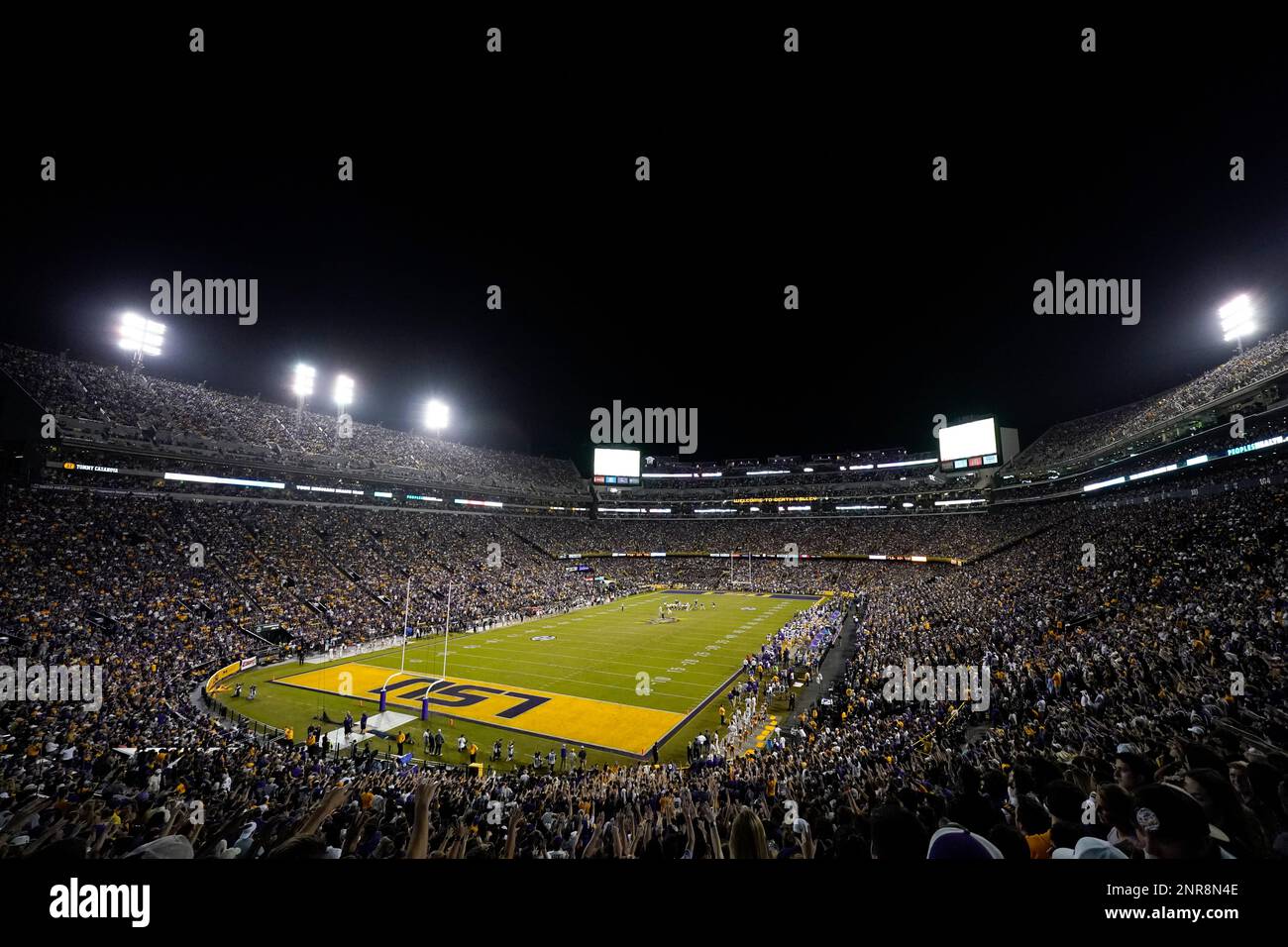 LSU Tiger Stadium is seen in a general stadium corner view during an ...