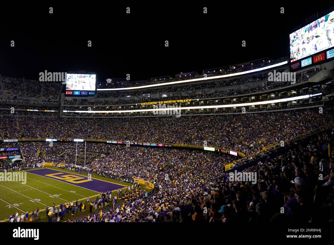 LSU Tiger Stadium is seen in a general stadium corner view during an ...