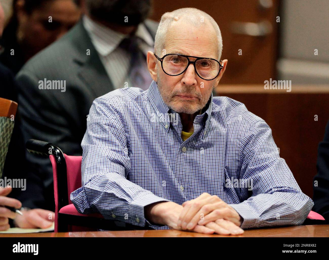 In this Dec. 21, 2016 file photo, Robert Durst sits in a courtroom in ...