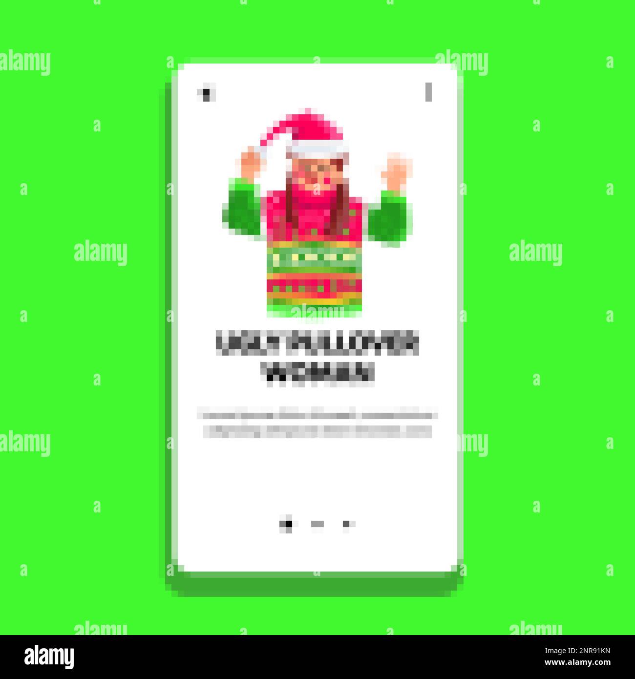 ugly pullover woman vector Stock Vector Image & Art - Alamy