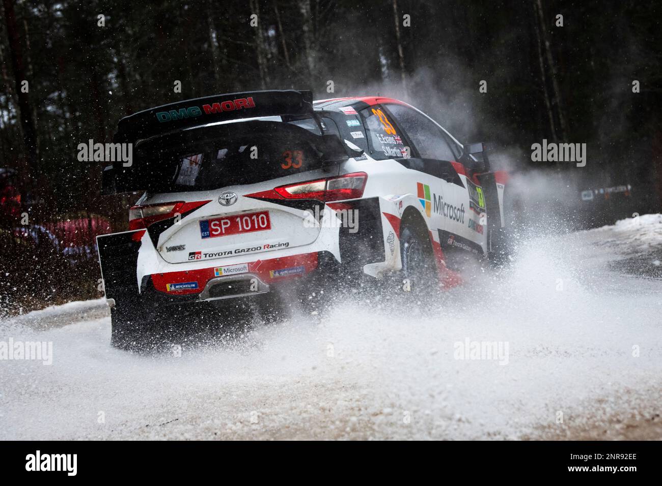 Elfyn Evans led from start to finish to secure a dominant Rally Sweden ...