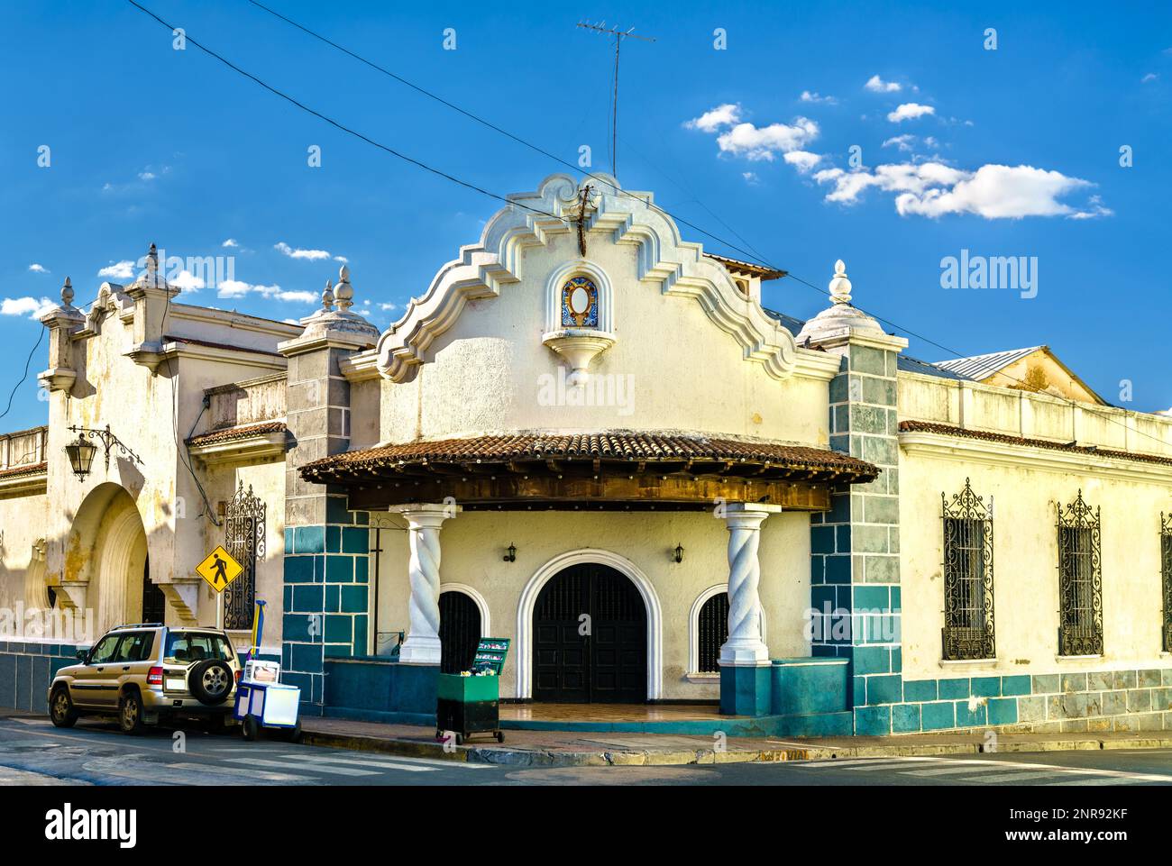 Traditional colonial architecture in Santa Ana - El Salvador, Central ...