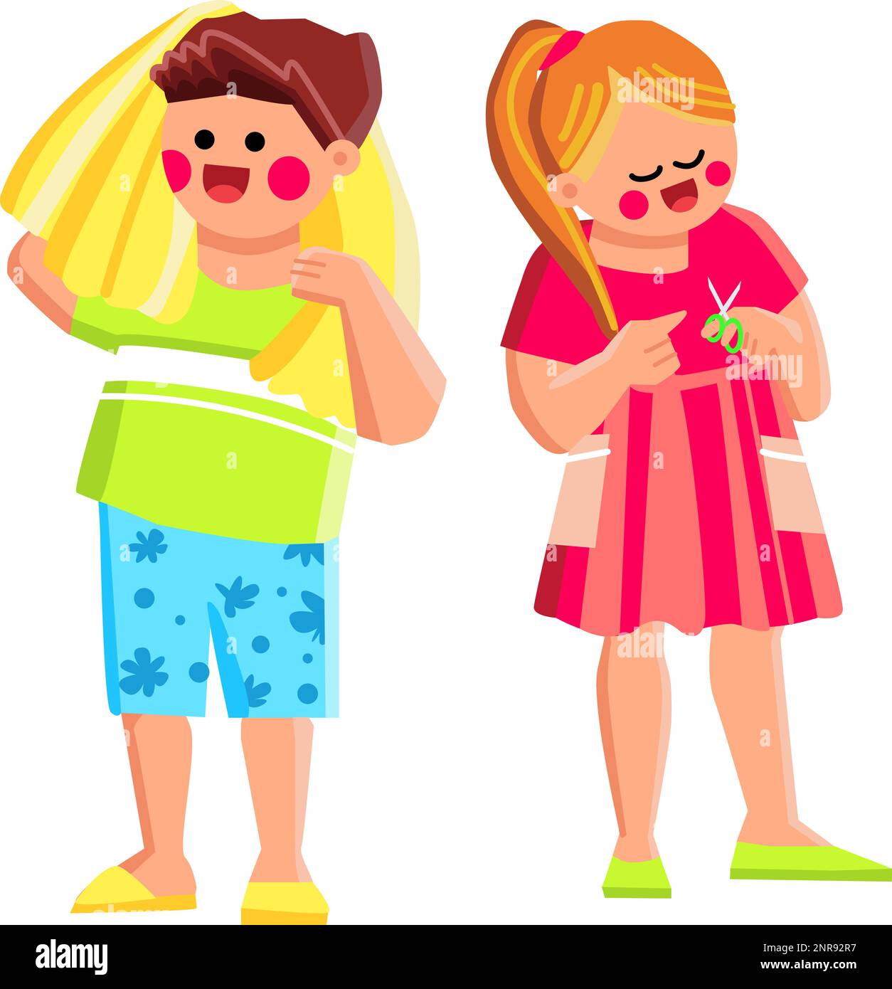 hygiene kid vector Stock Vector Image & Art - Alamy