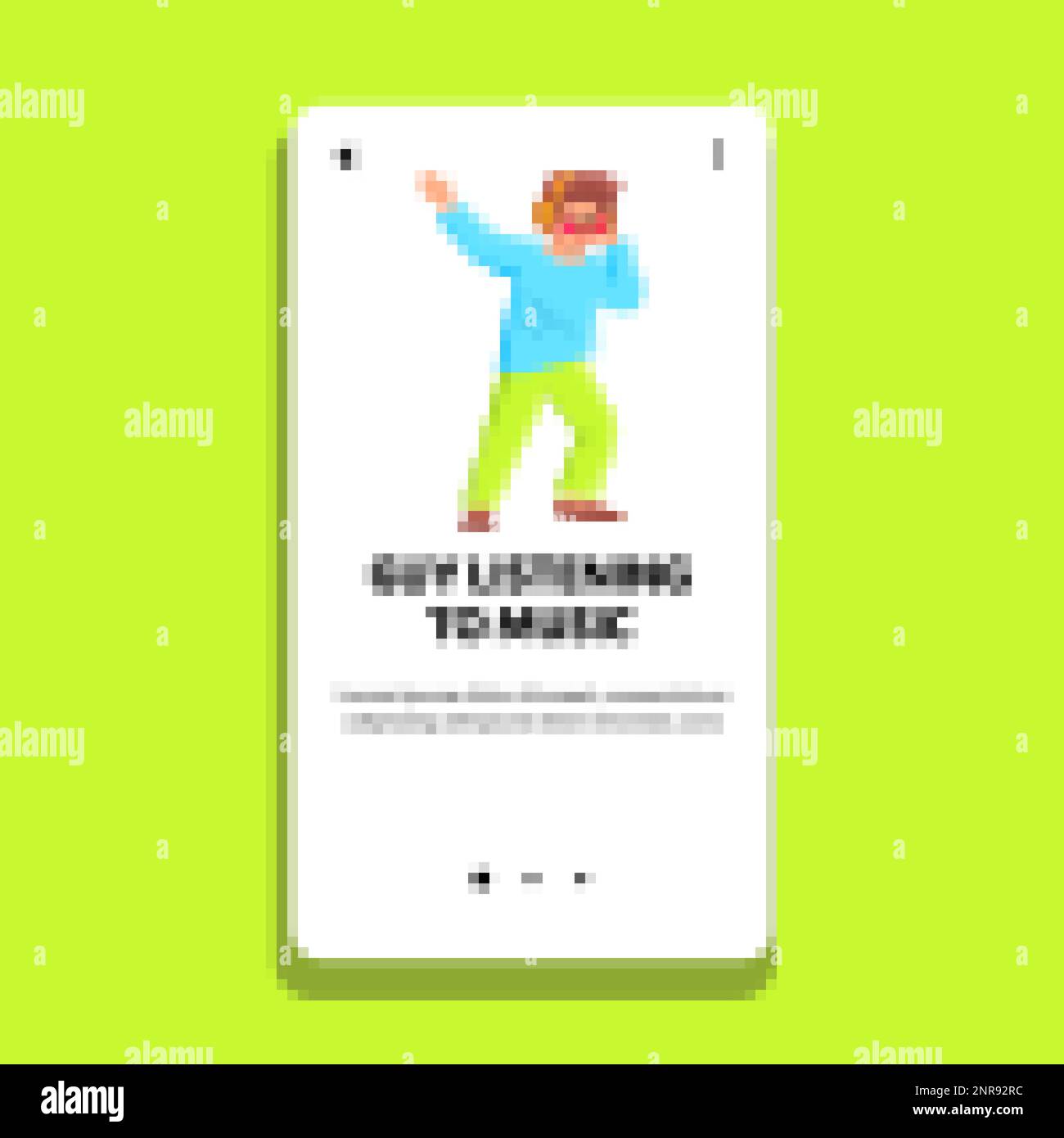 guy listening to music vector Stock Vector Image & Art - Alamy