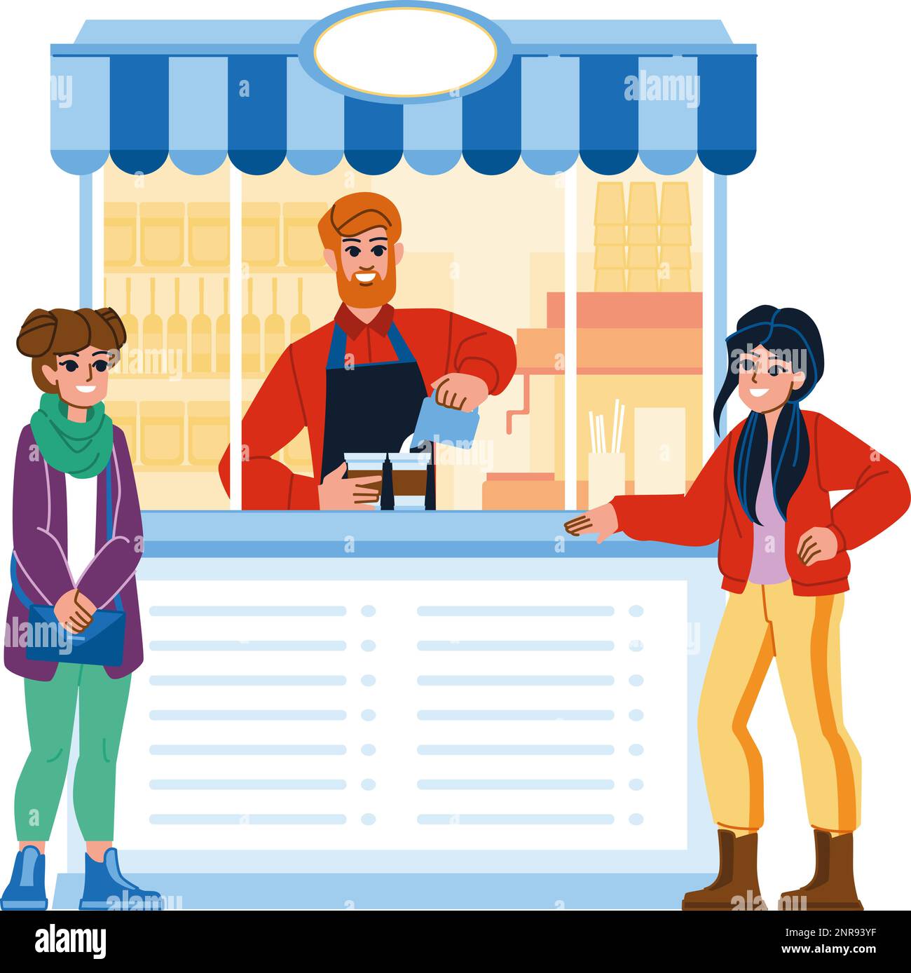street kiosk vector Stock Vector Image & Art - Alamy