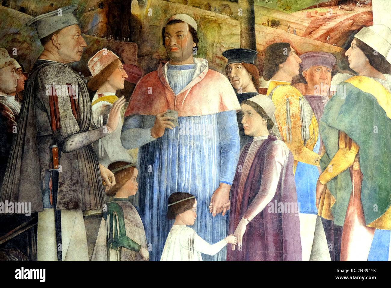 The Meeting Scene in the Painted Room and Groom's Room aka Camera Degli ...