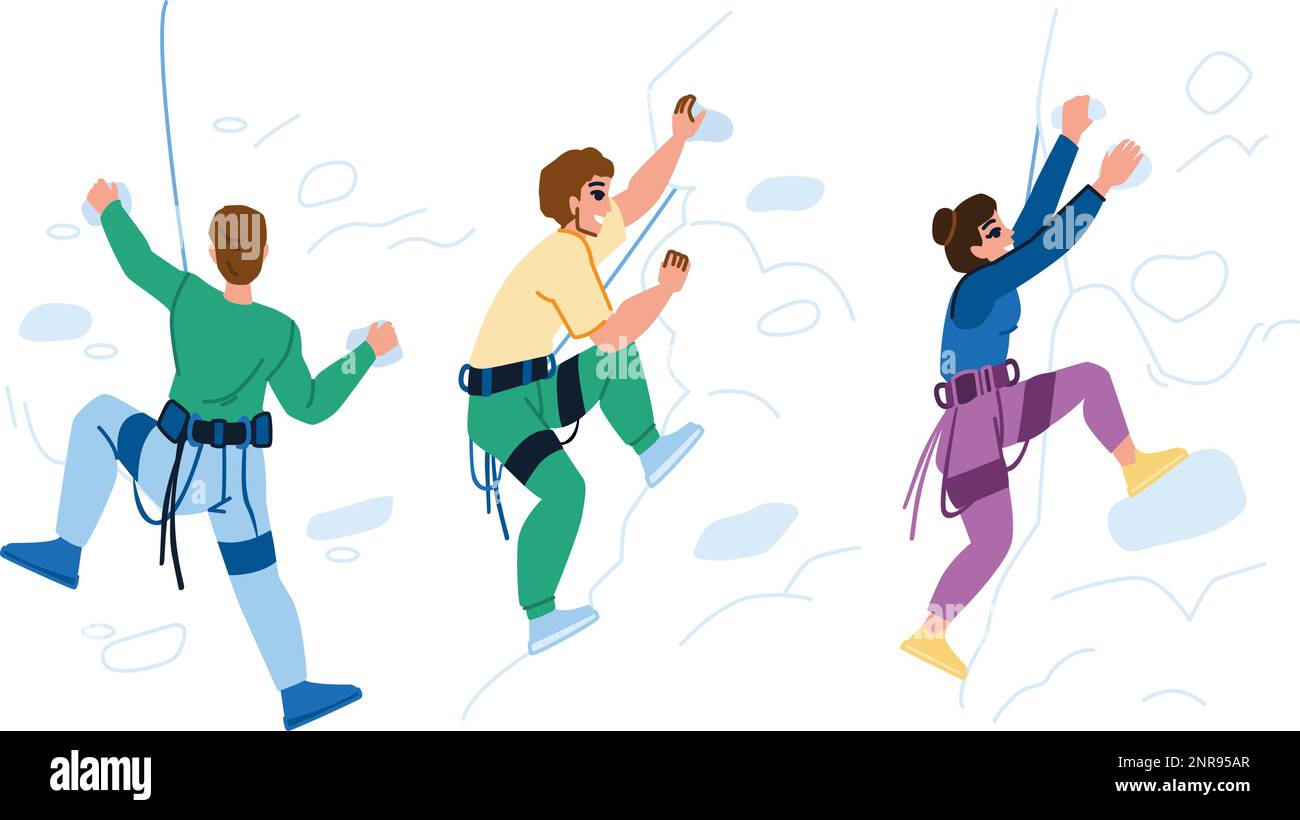 climber adventure vector Stock Vector Image & Art - Alamy