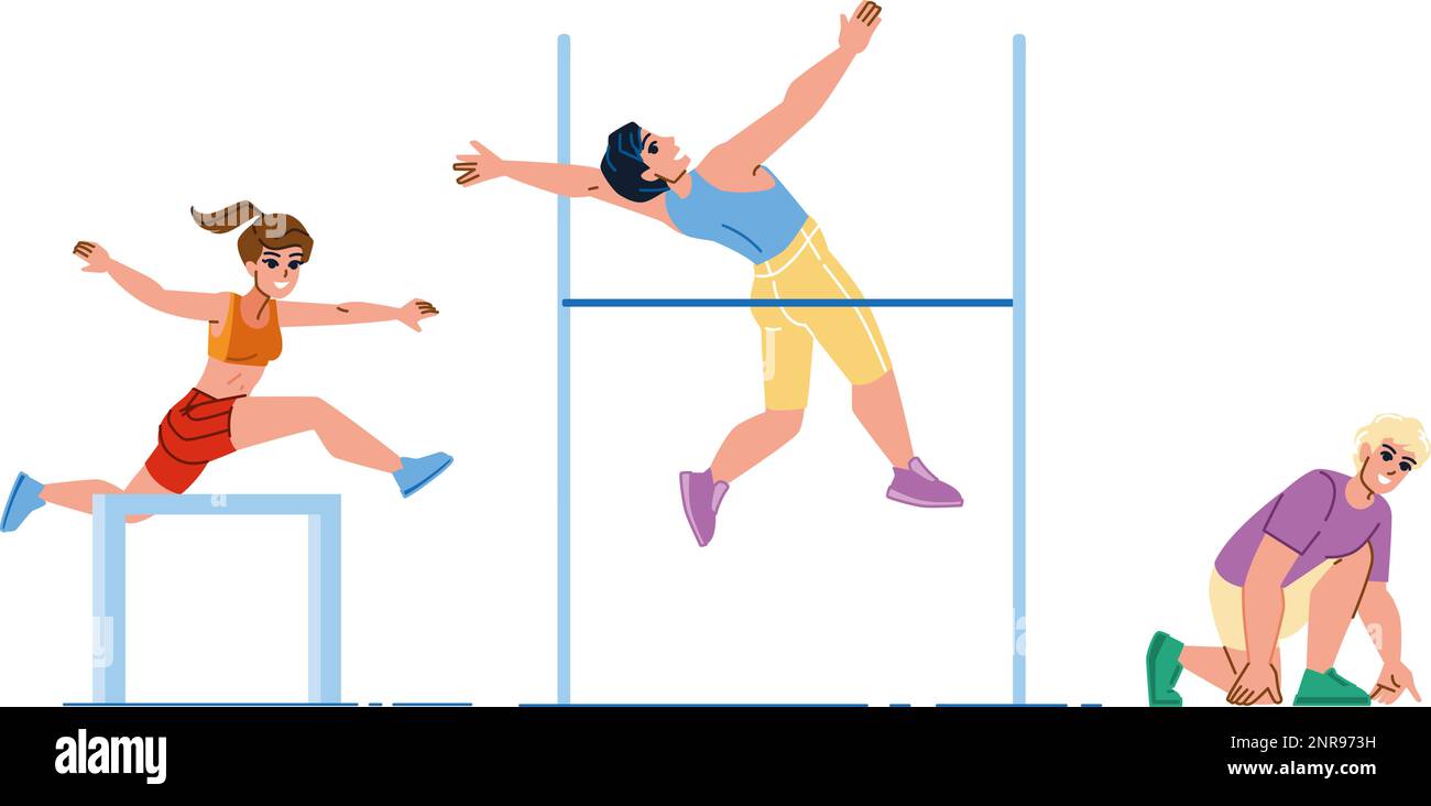 athletics sport vector Stock Vector Image & Art - Alamy