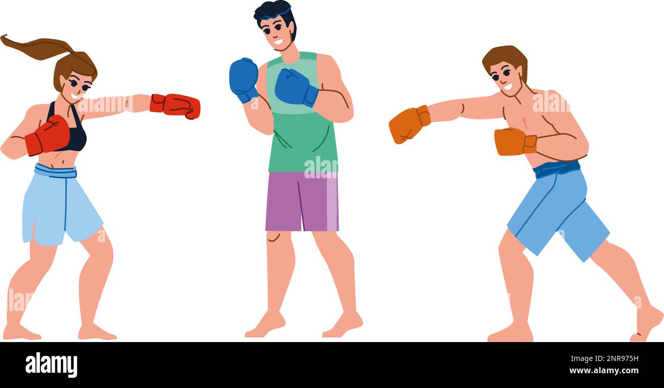 boxing sport vector Stock Vector Image & Art - Alamy
