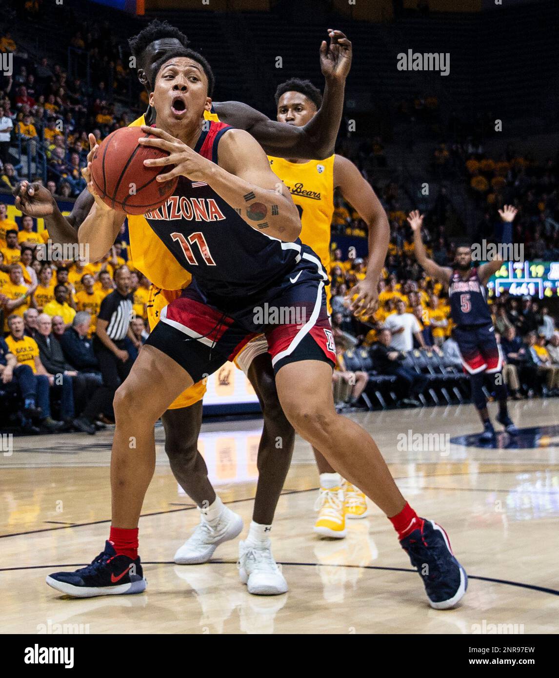 Feb 13 2020 Berkeley, CA U.S.A. Arizona Wildcats forward Ira Lee (11 ...
