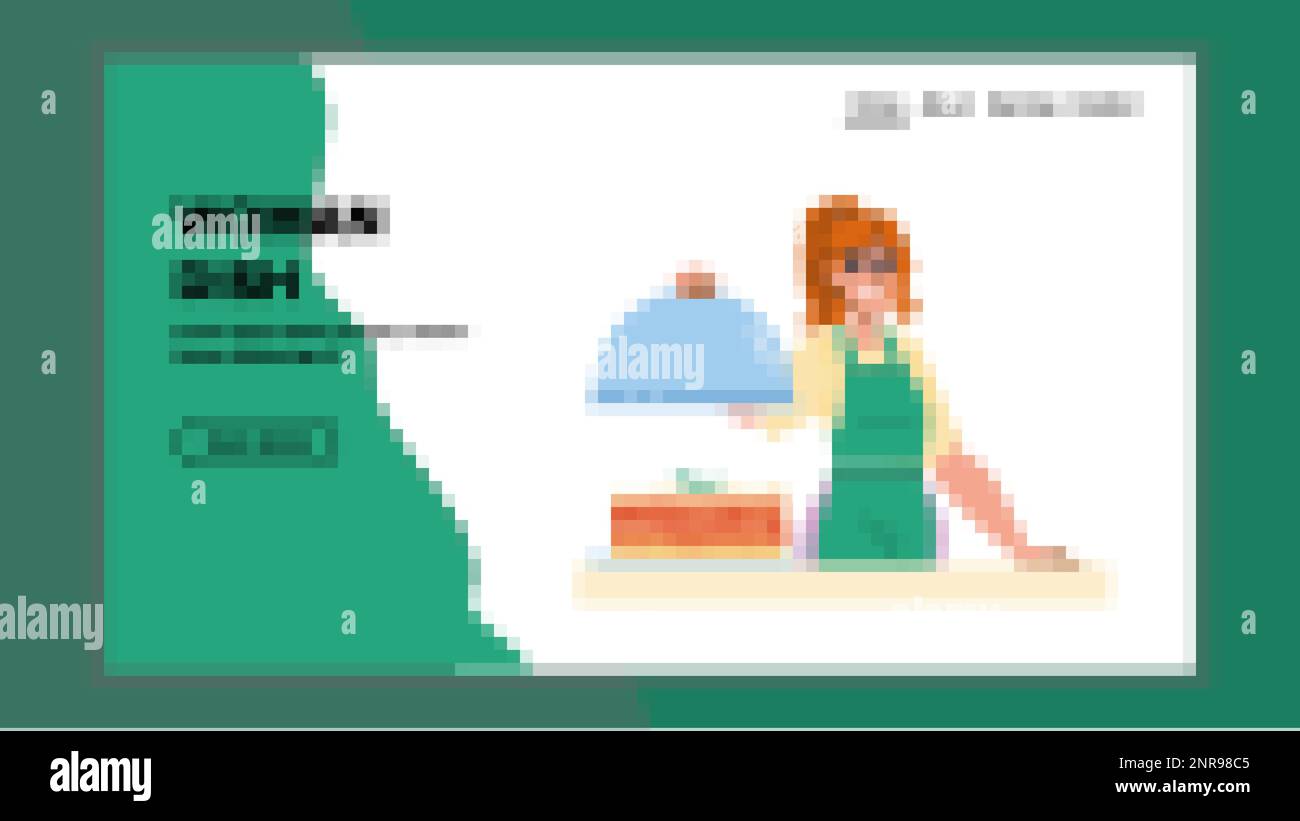 woman dish vector Stock Vector Image & Art - Alamy