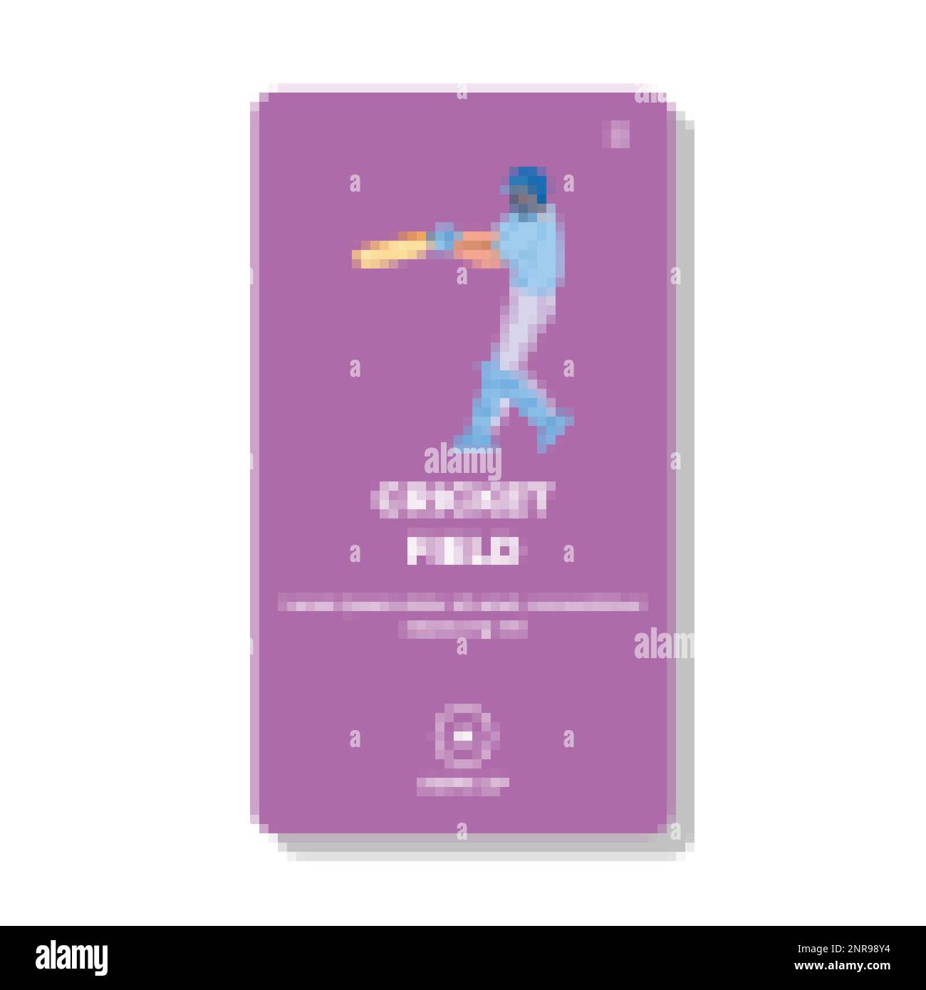 cricket field vector Stock Vector Image & Art - Alamy