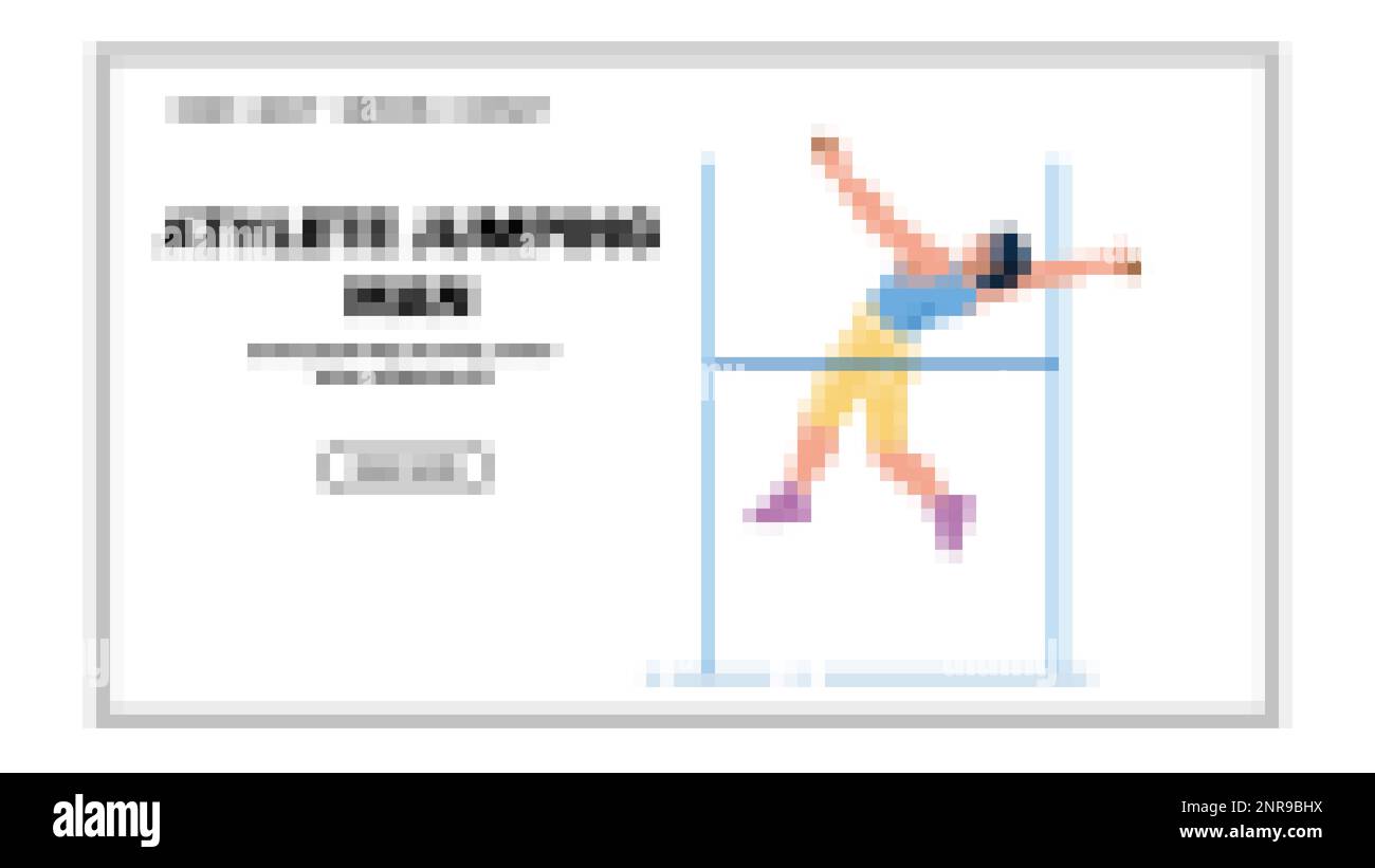 athlete jumping man vector Stock Vector Image & Art - Alamy