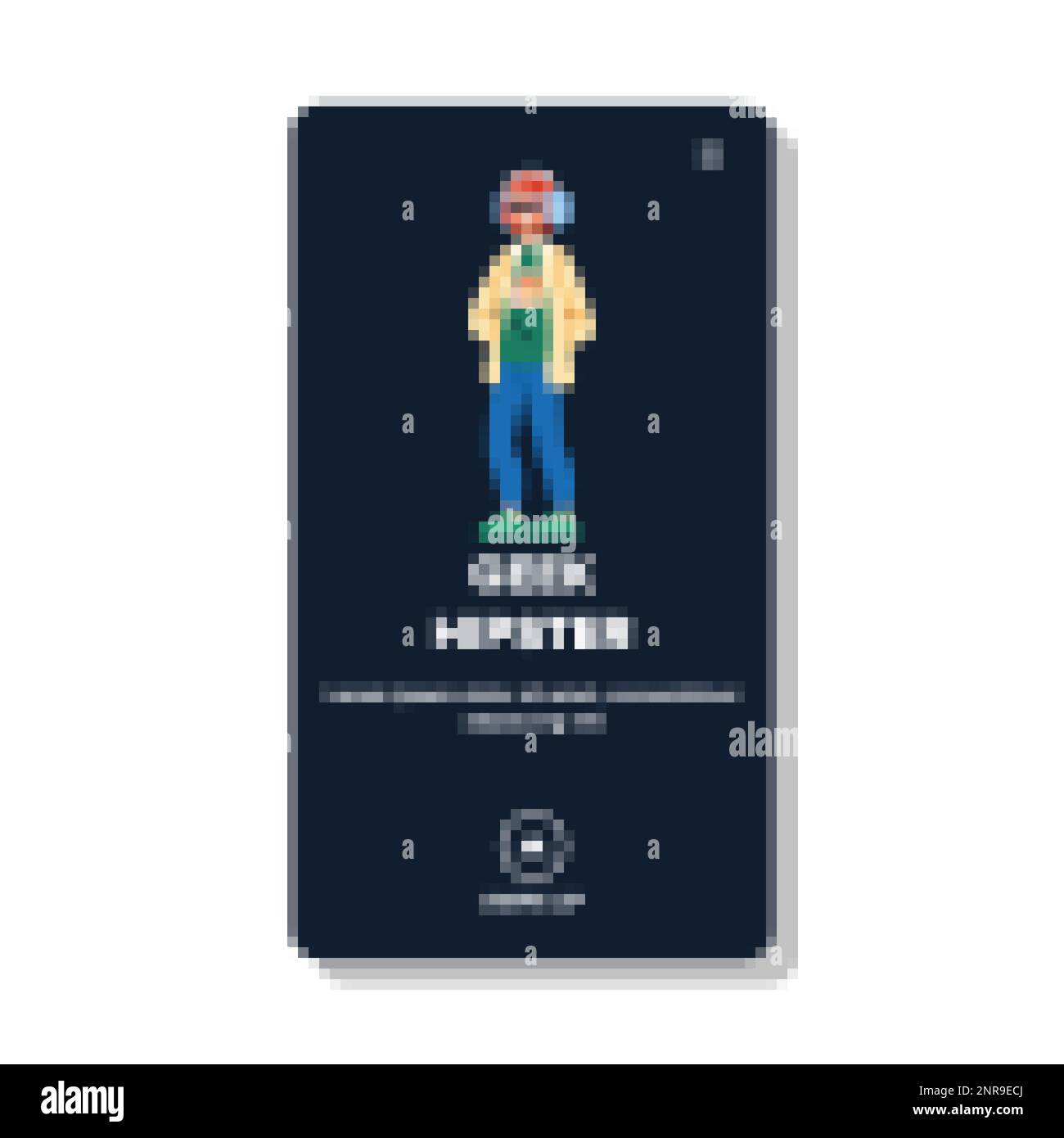 geek hipster vector Stock Vector Image & Art - Alamy