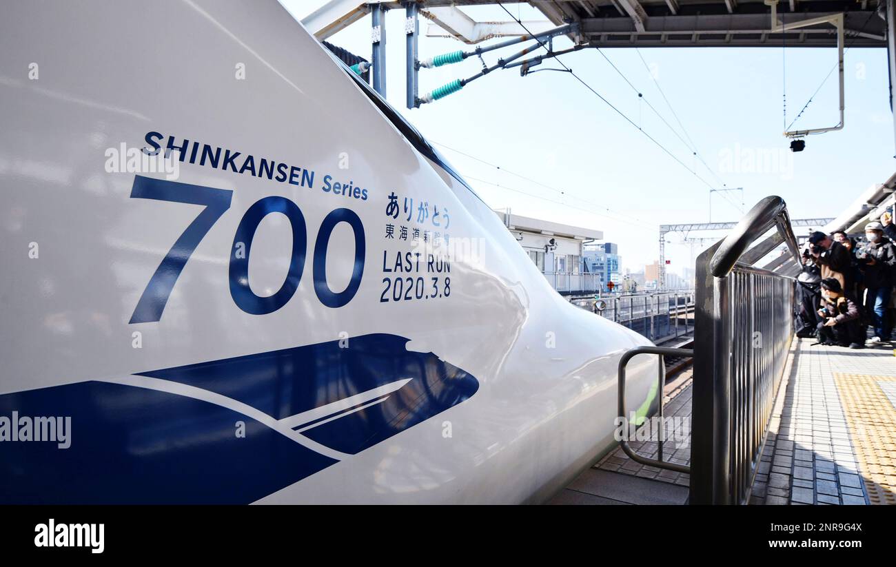 A photo shows JR Tokai (Central Japan Railway Company) "700 series" of ...