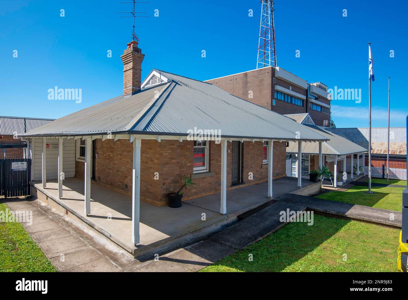 The 1901 former Police station and Police quarters built by the Public ...