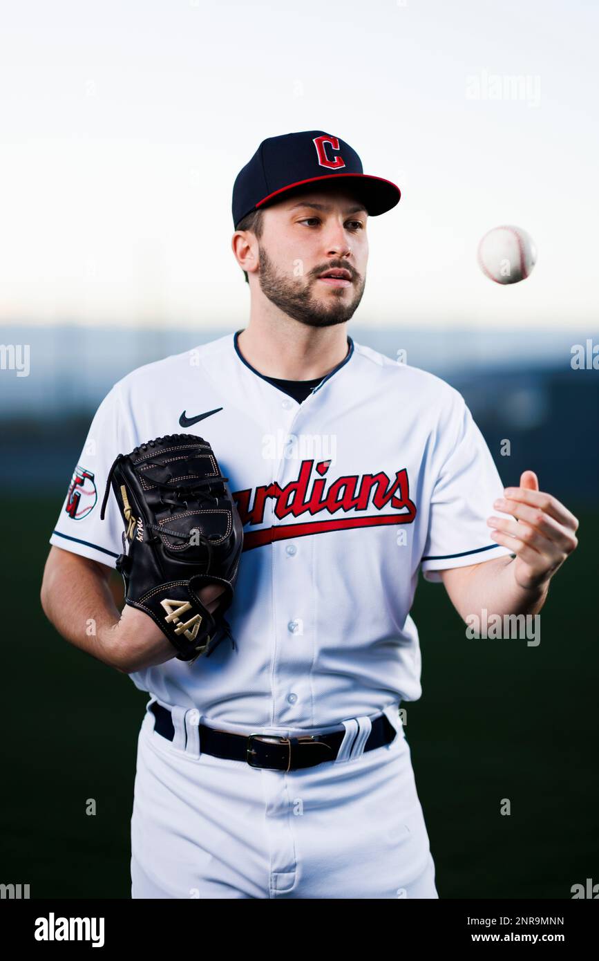 GOODYEAR, AZ - FEBRUARY 23: Pitcher Andrew Misiaszek (89) poses for a ...