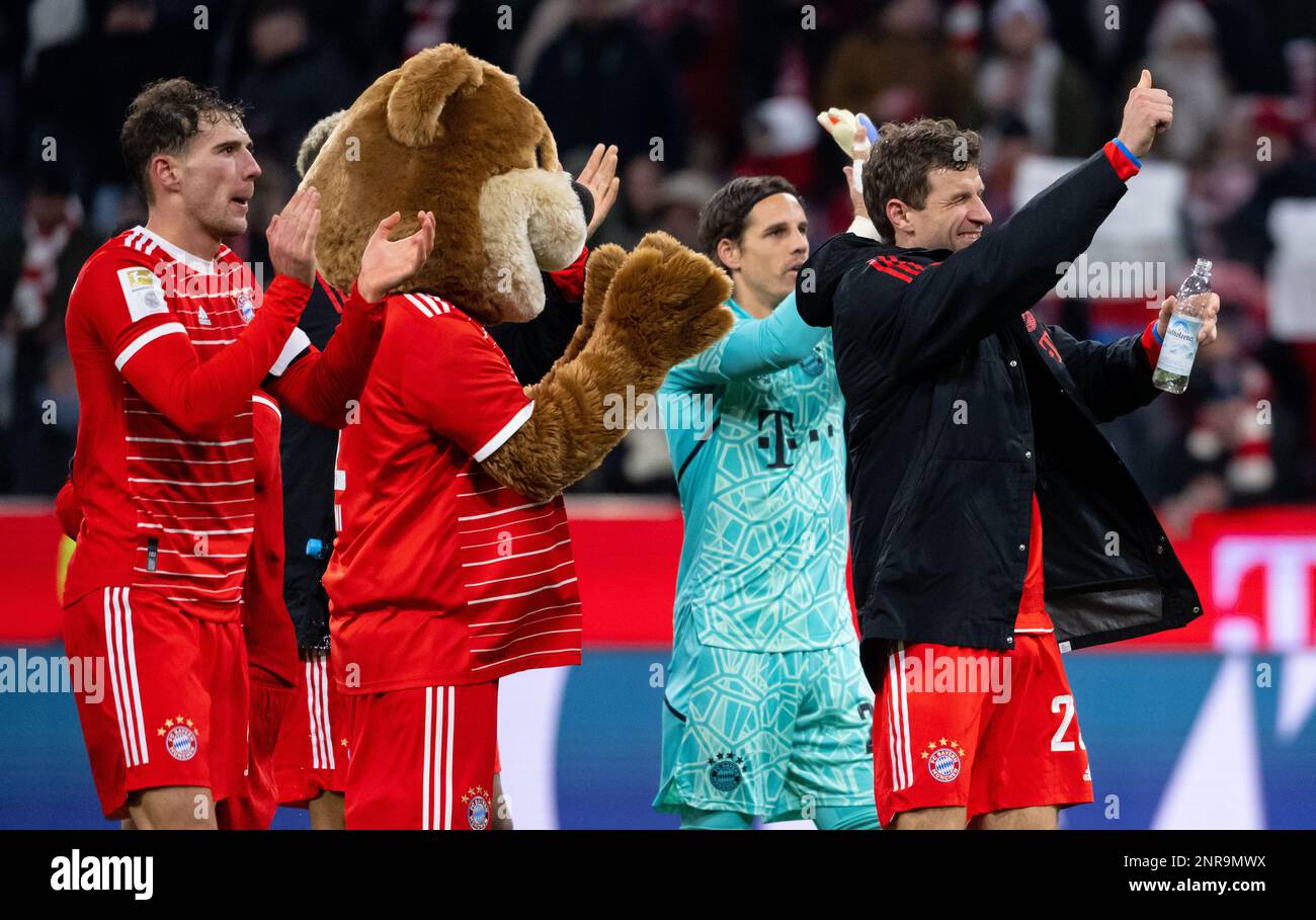 Munich, Germany. 26th Feb, 2023. Soccer: Bundesliga, Bayern Munich - 1. FC Union Berlin ...