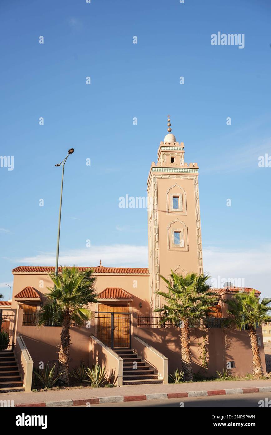 Smaller arabic mosque during daylight in Morocco Marrakesh Stock Photo ...