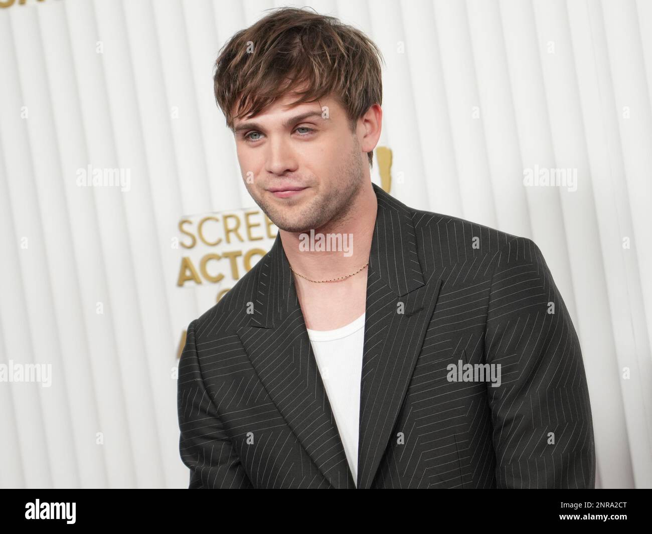 Los Angeles, USA. 26th Feb, 2023. Leo Woodall arrives at the 29th ...
