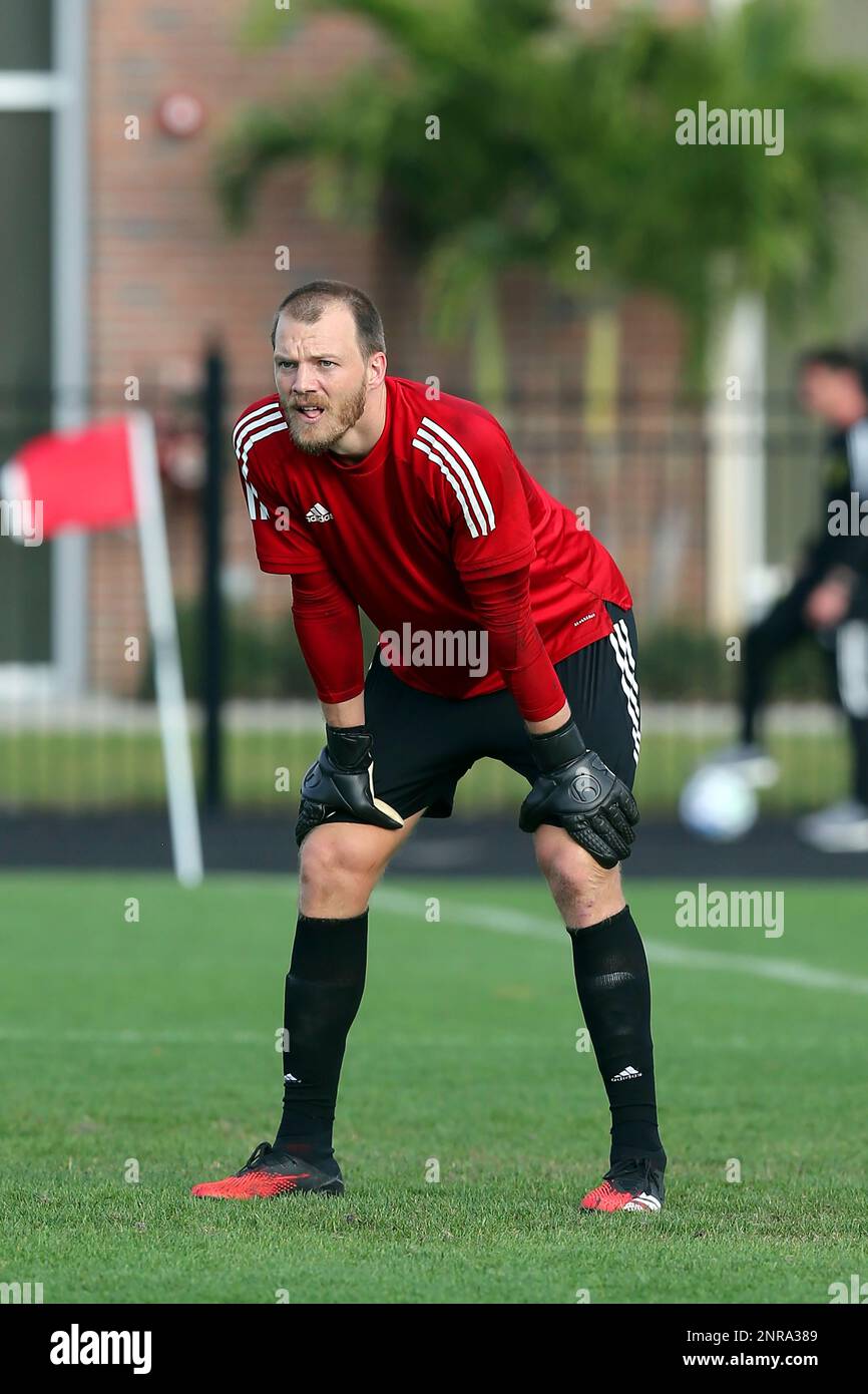 Tampa, FL - FEB 06: Joe Willis (1) of Nashville watches the action ...