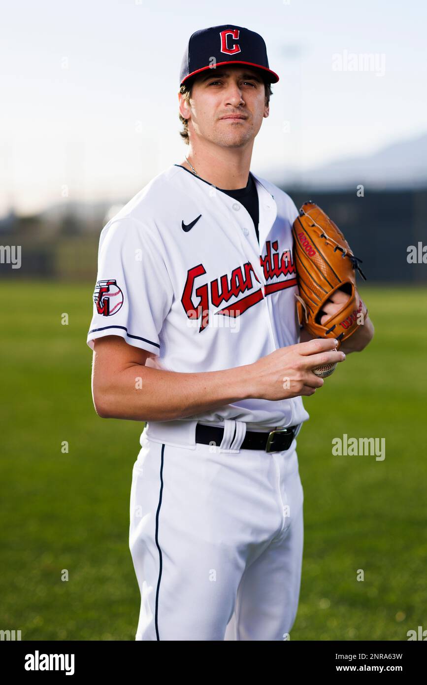 GOODYEAR, AZ - FEBRUARY 23: Pitcher Cal Quantrill (47) poses for a ...
