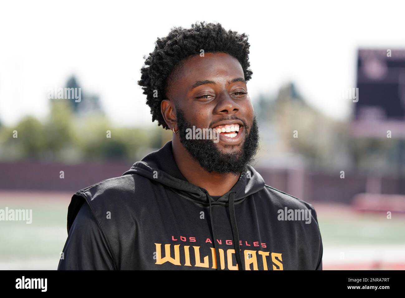 Los Angeles Wildcats tight end Brandon Barnes during practice ...