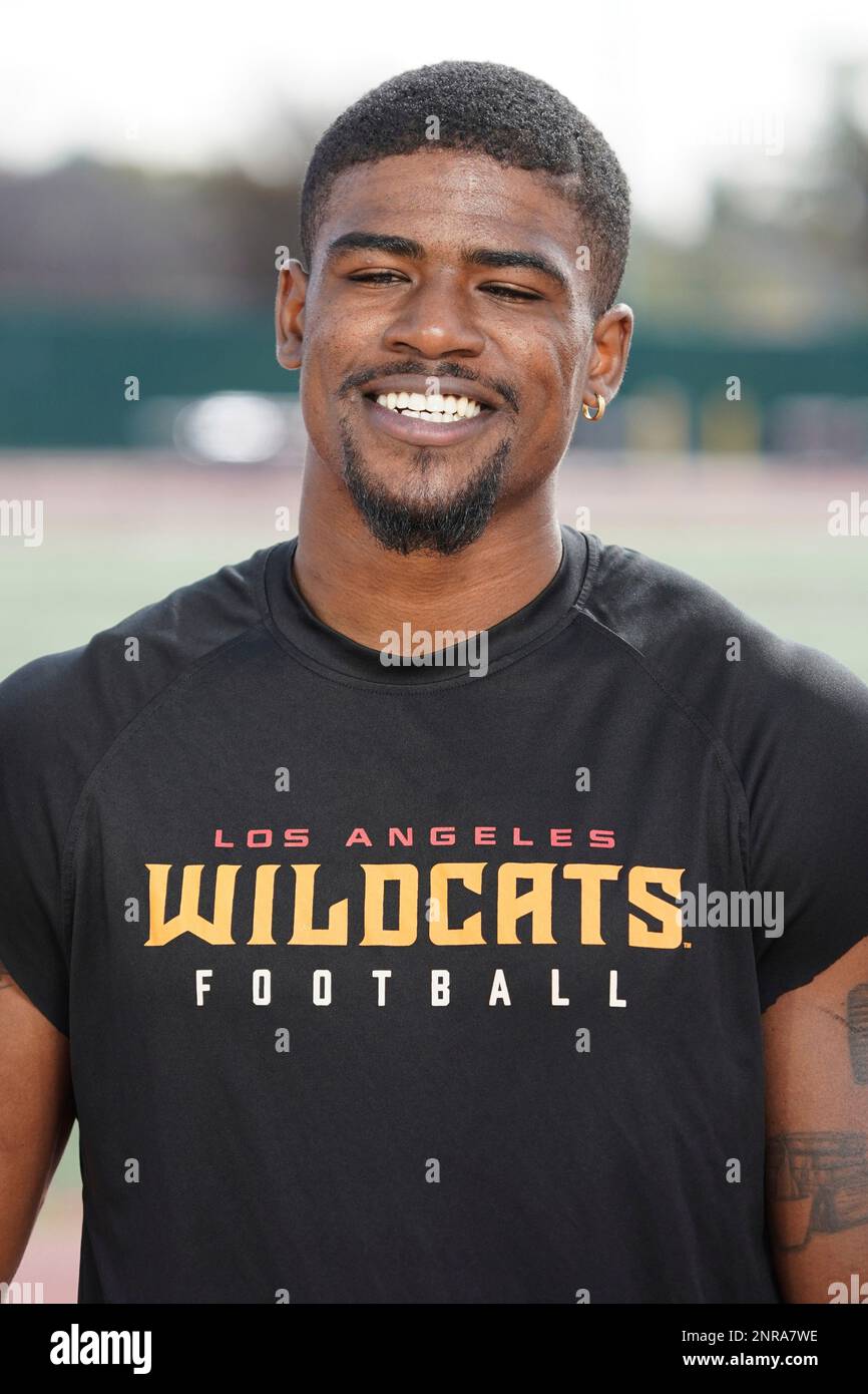 Los Angeles Wildcats receiver Tre McBride during practice, Wednesday ...