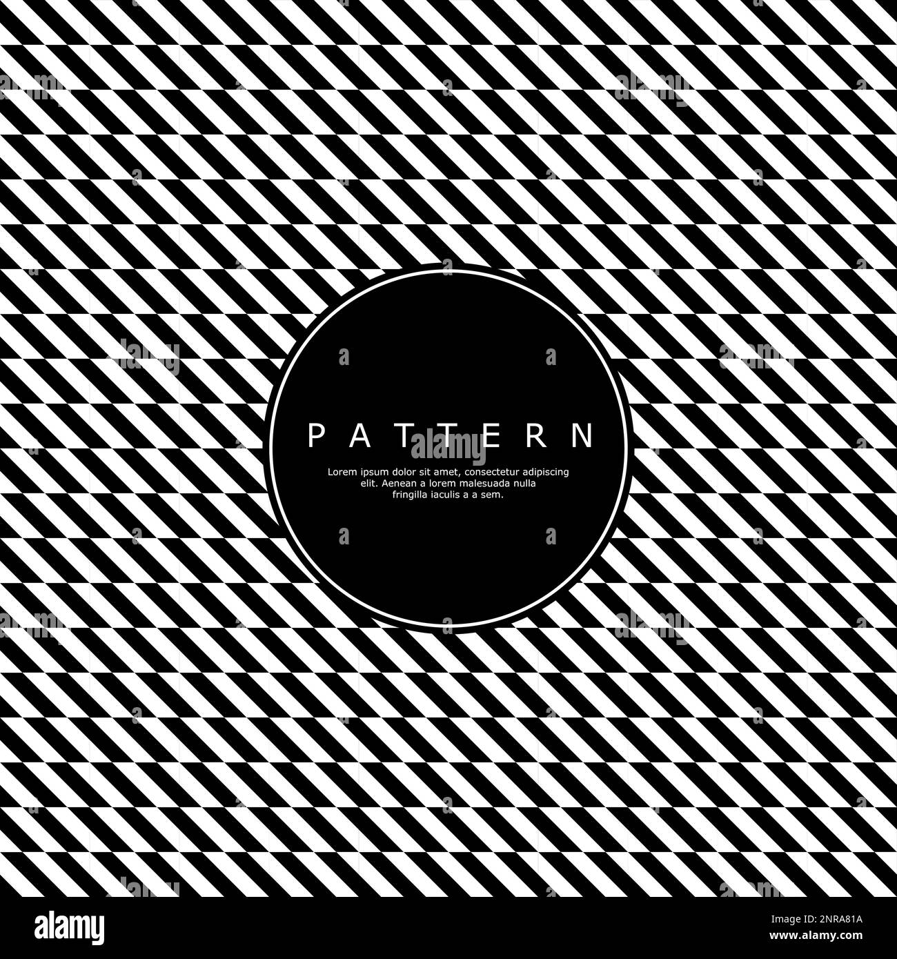 Black stripe line geometric abstract seamless pattern. Modern zig zag pattern Stock Vector Image ...