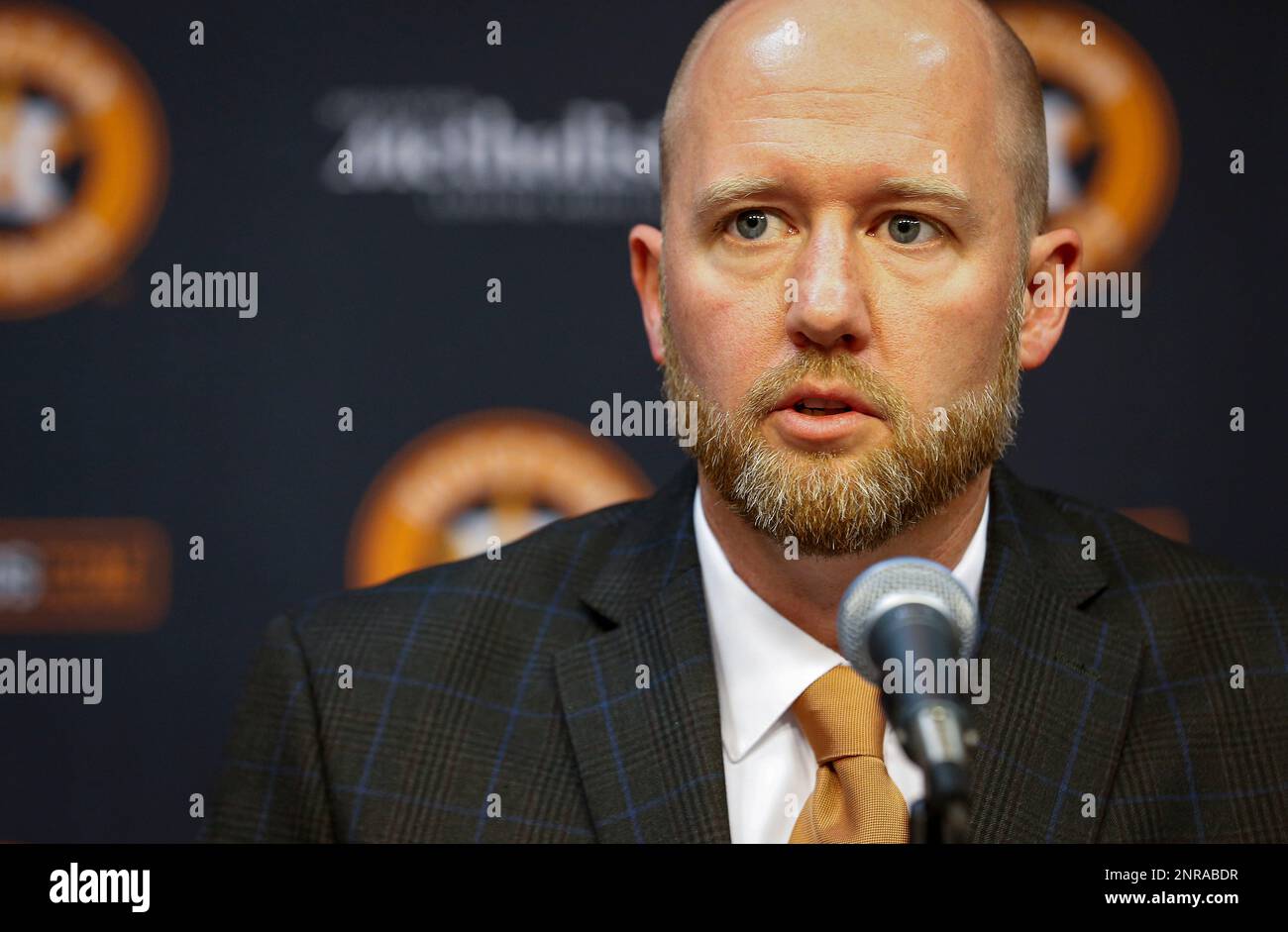 James Click, the newly-hired Houston Astros general manager, talks ...