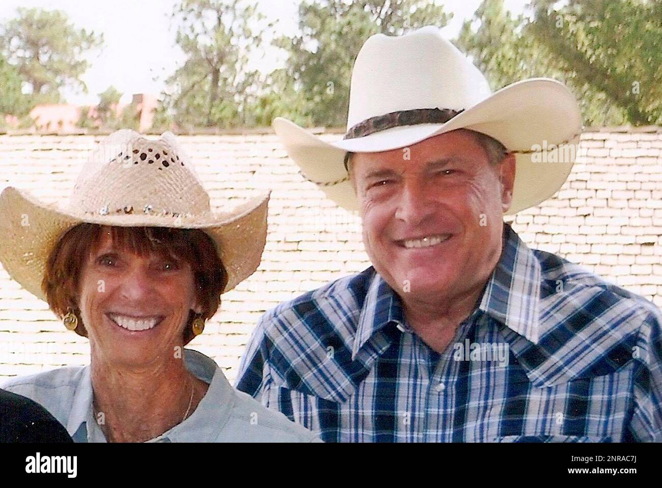 This undated photo provided by Susie Fuller shows Jim and Susie Fuller ...