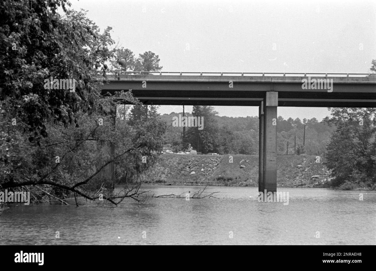 Bridge over the Chattahoochee River in Atlanta where the body of ...