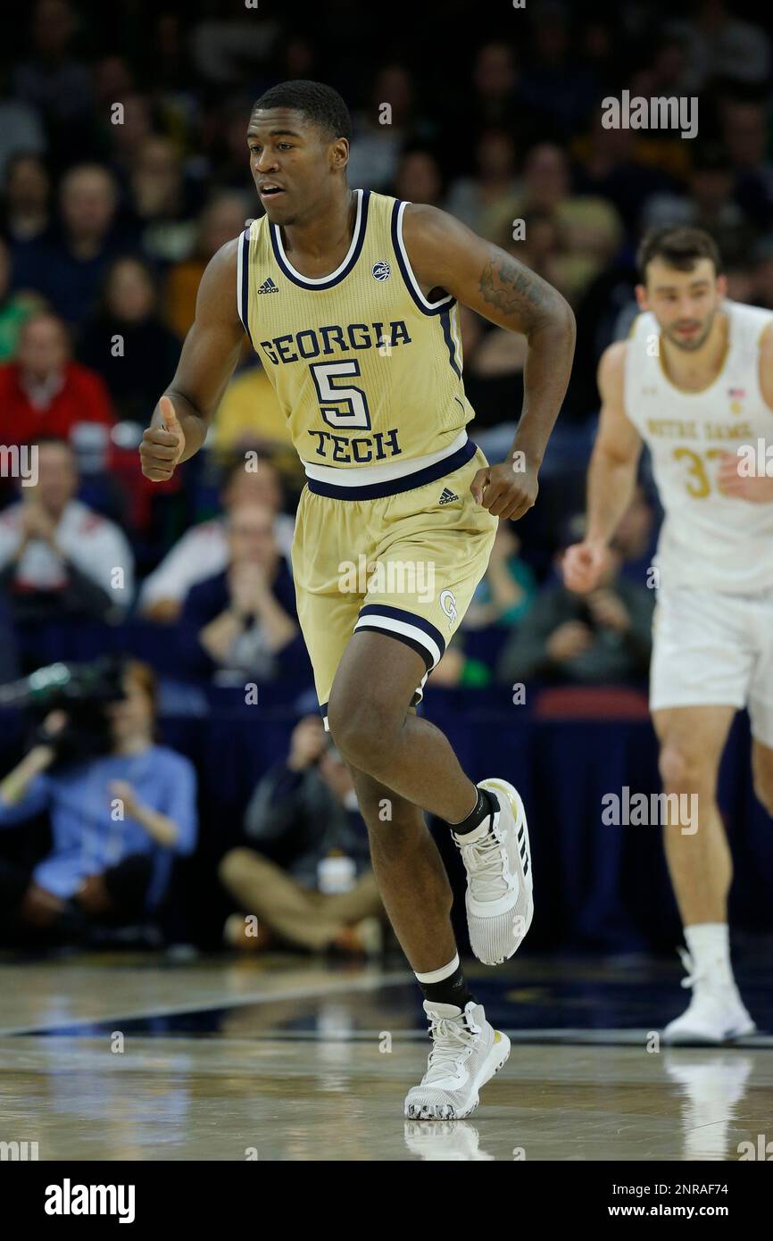 SOUTH BEND, IN - FEBRUARY 01: Georgia Tech Yellow Jackets forward Moses ...