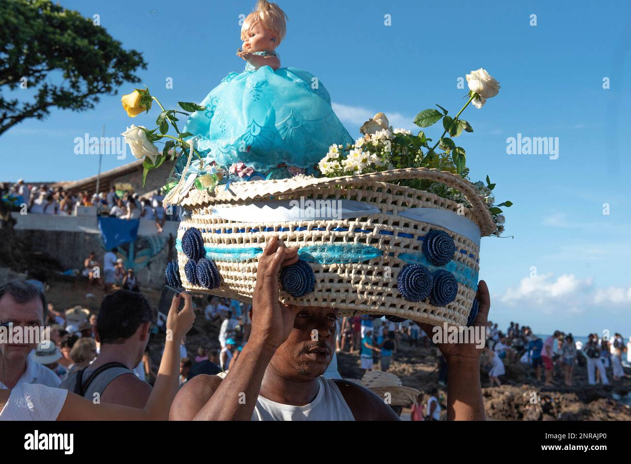 BA - Salvador - 02/02/2020 - Festa de Iemanj - Celebrations to Iemanja, deity of the Umbanda and ...