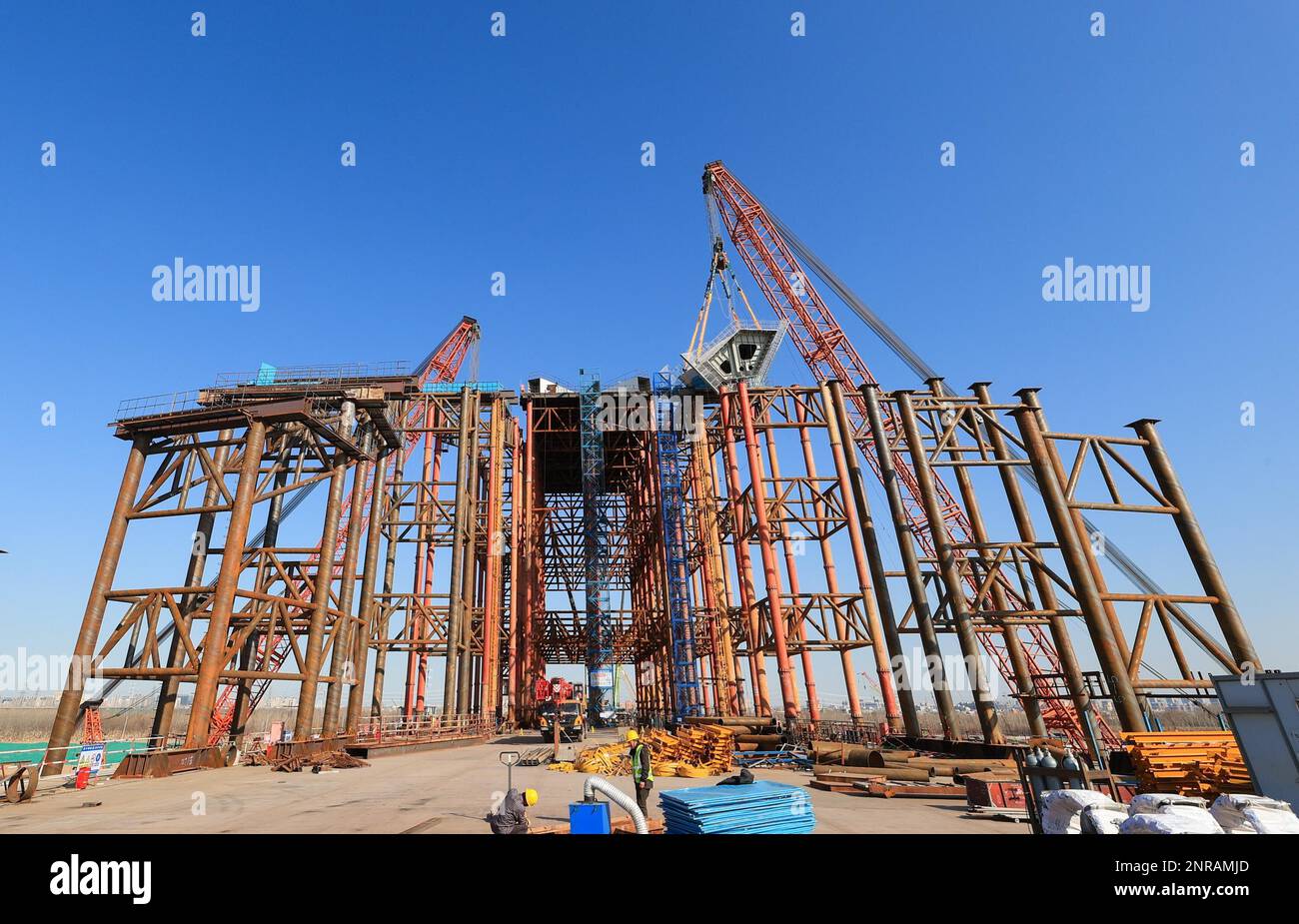 **CHINESE MAINLAND, HONG KONG, MACAU AND TAIWAN OUT** The construction ...