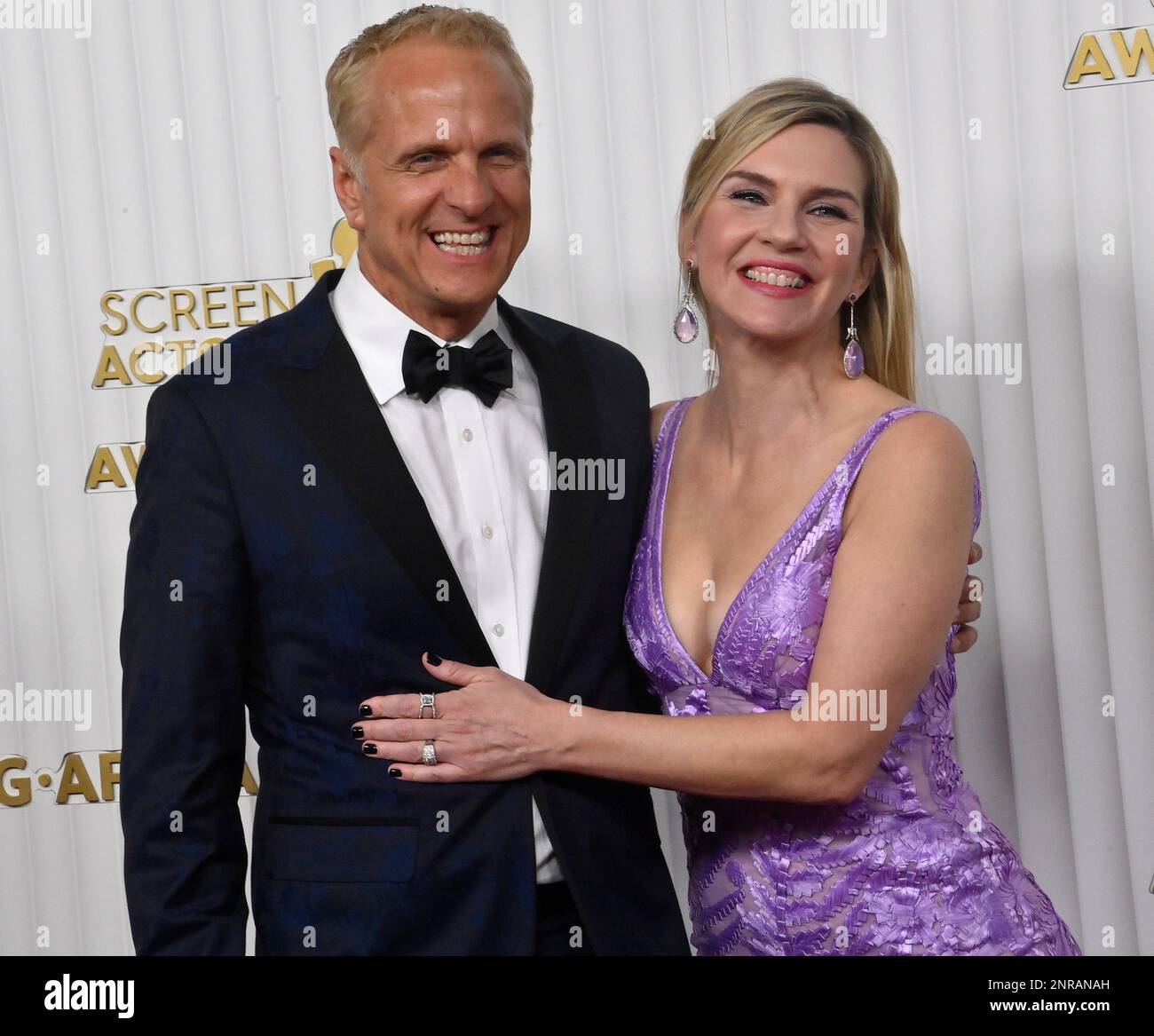 Los Angeles, United States. 26th Feb, 2023. Patrick Fabian and Rhea ...