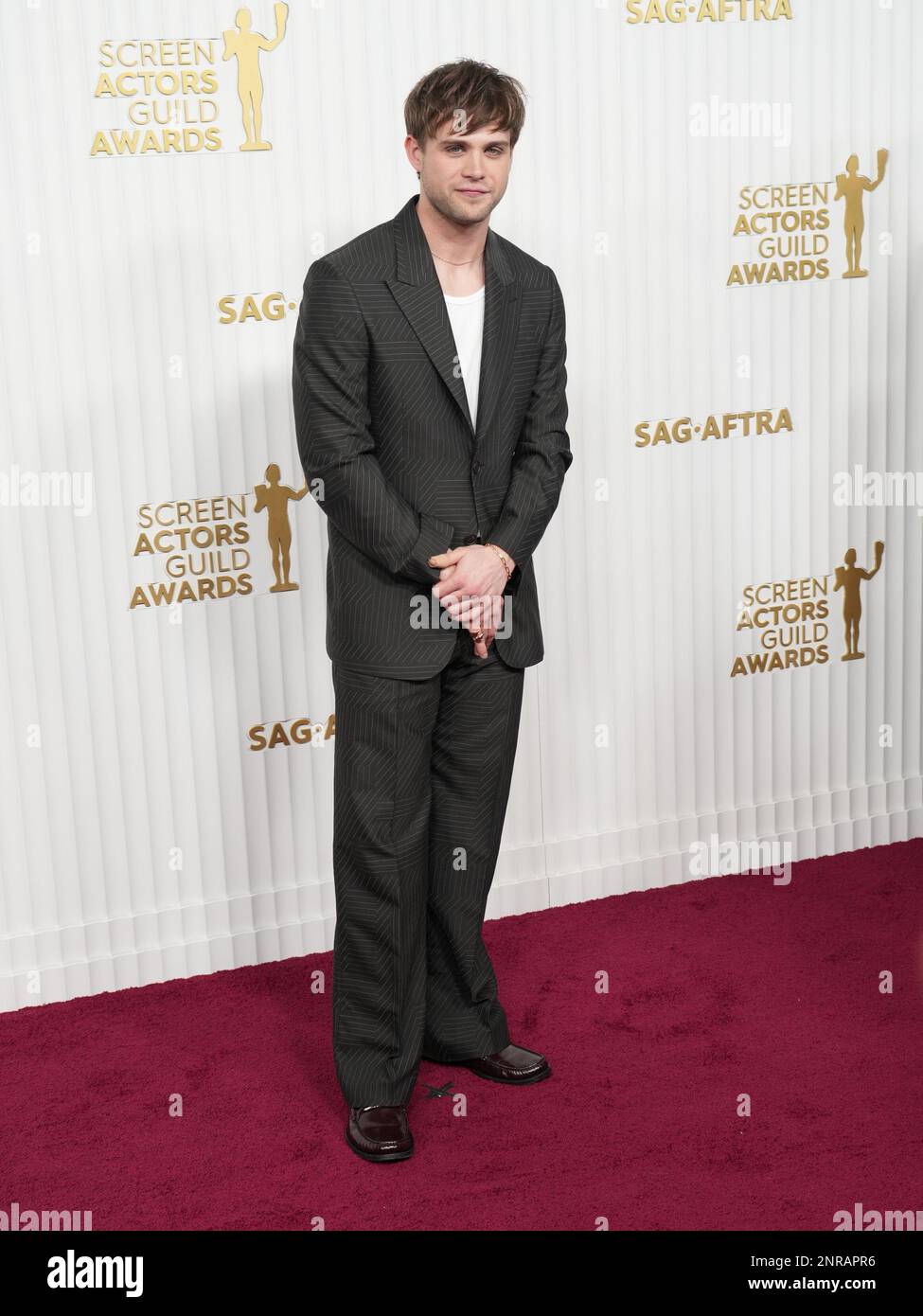 Los Angeles, USA. 26th Feb, 2023. Leo Woodall arrives at the 29th ...