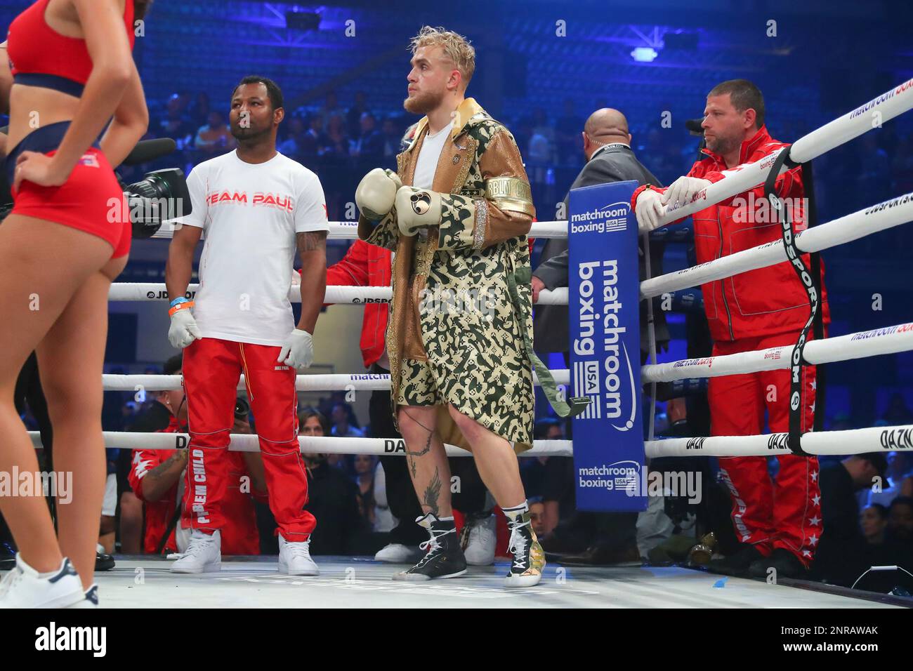 MIAMI, FL - JANUARY 30: Jake Paul of Los Angeles California enters the ...