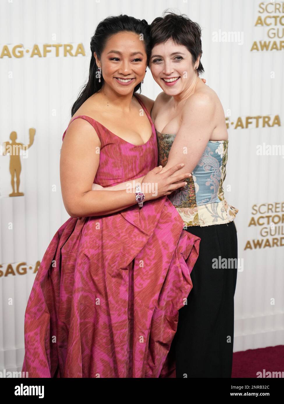 Los Angeles, USA. 26th Feb, 2023. Stephanie Hsu and Tallie Medel arrive ...