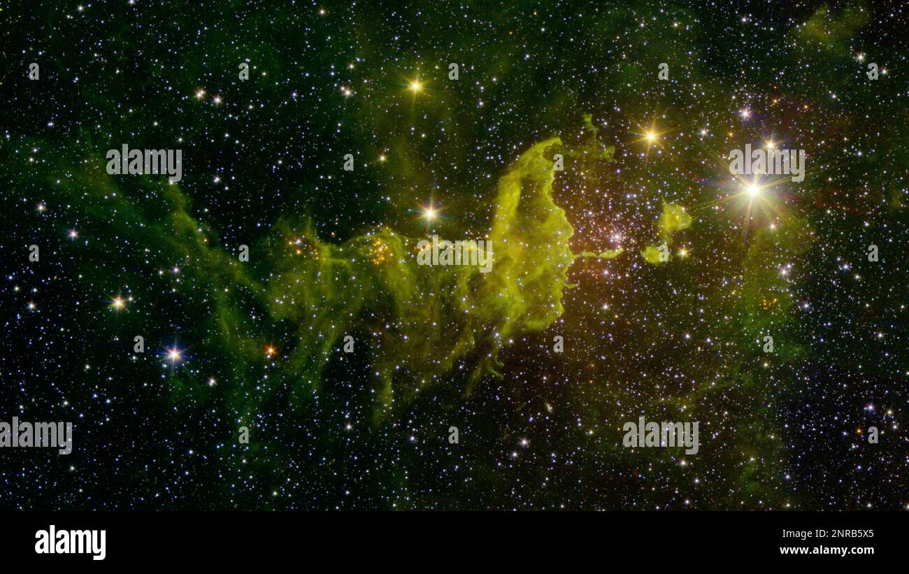 This composite image made available by NASA shows the spider part of ...