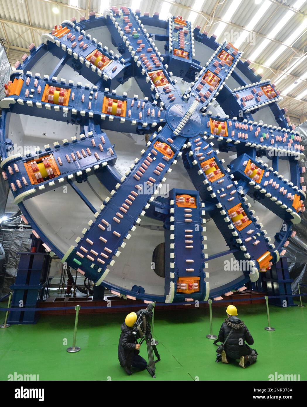 Central Japan Railway Co. unveils large tunnelling shields for Maglev ...